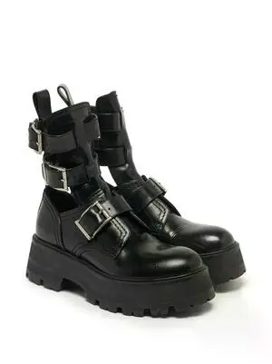 Alexander McQueen Buckled Boots
