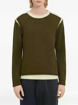 MAISON MARGIELA Asymmetrical Crew Neck Jumper