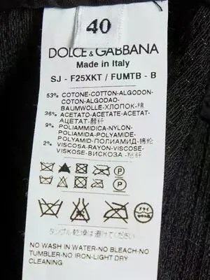 Dolce & Gabbana Lace-trim Tweed Jacket