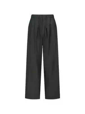 AMOMENTO Drawstring Trousers - Black