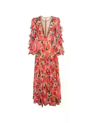 Costarellos Floral-print Maxi Dress