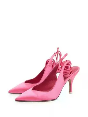 Attico Venus Ankle-wrap Heeled Pumps - Pink