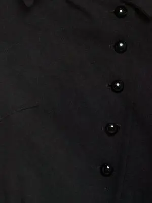 Sonia Rykiel Paris Puff Sleeve Fitted Jacket
