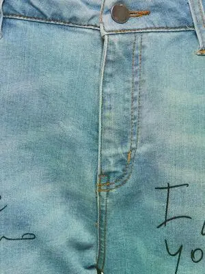 Moschino Appliqué Print Jeans