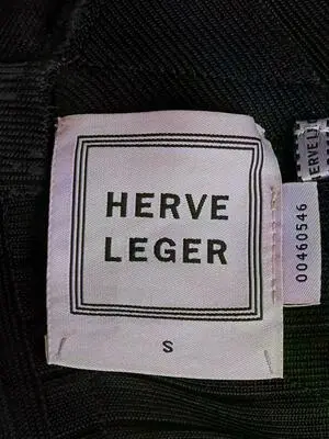 Herve Leger Bandage V-neck Dress
