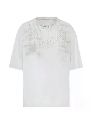 MAISON MARGIELA Numeric-print Cotton T-shirt