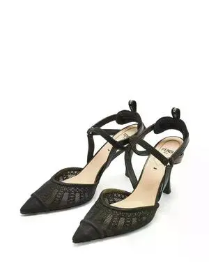 Fendi Colibri Heeled Pumps - Black