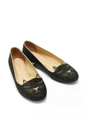 CHARLOTTE OLYMPIA Kitty Ballet Flats