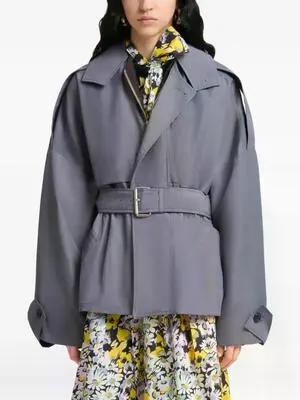 Marni Grey Nylon Blouson With Belt