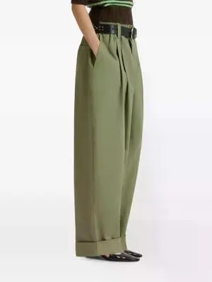Marni Canvas Pleated Trousers