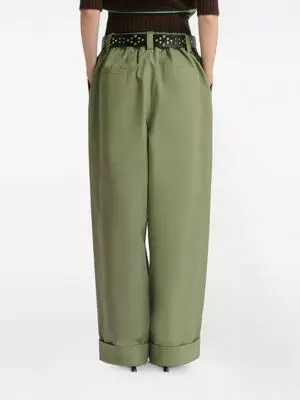 Marni Canvas Pleated Trousers