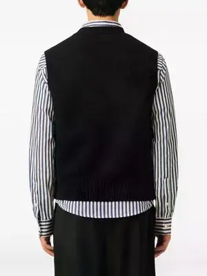 AMI Paris Sleeveless Wool V-neck Sweater