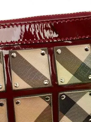 Burberry Super Nova Check Clutch Bag