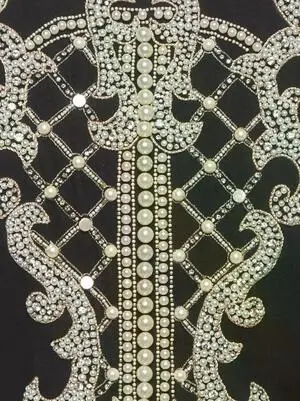 Balmain Pearl Embellished Jersey T-shirt