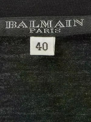 Balmain Pearl Embellished Jersey T-shirt