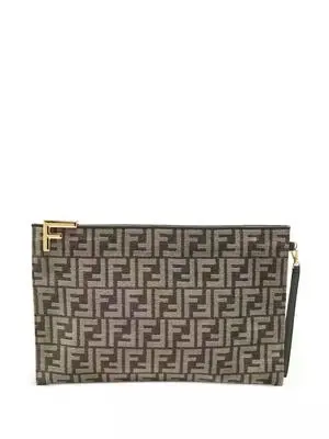 Fendi Gold Tone Clutches