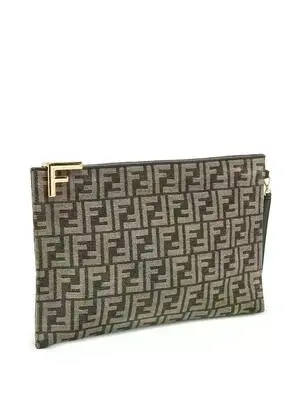 Fendi Zucca Clutch Bag