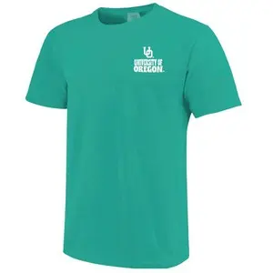 IMAGE ONE Oregon Ducks Comfort Colors Thick Lined Landscape T-shirt
