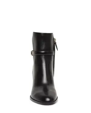 Santoni Leather Mid-heel Ankle Boot