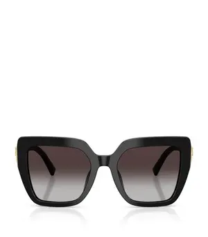 Dolce & Gabbana Square Cat-eye Sunglasses - Black
