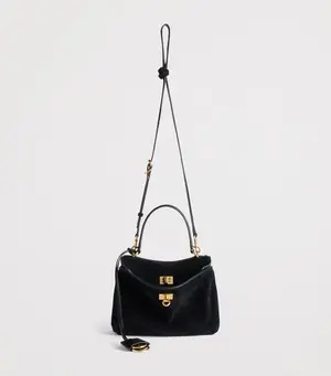 Balenciaga Mini Suede Rodeo Top-handle Bag