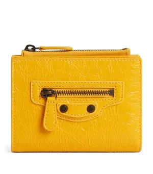 Balenciaga Lambskin Le City Bifold Wallet - Yellow