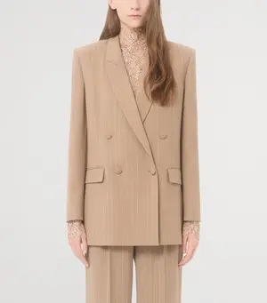 Valentino Garavani Virgin Wool Pinstripe Blazer