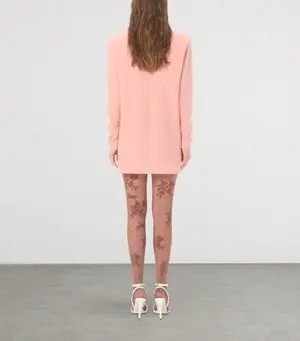 Valentino Garavani Silk Bow-embellished Mini Dress