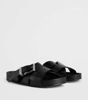 Balenciaga Leather Belt Mules