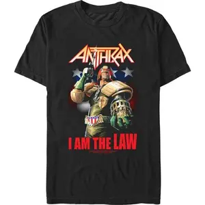 ANTHRAX Dredd I Am The Law Graphic T-shirt