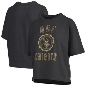 PRESSBOX Ucf Knights Motley Crew Bishop Waist Length Oversized Slub T-shirt - Black