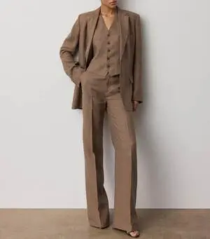 Ralph Lauren Linen Dean Ii Tailored Trousers