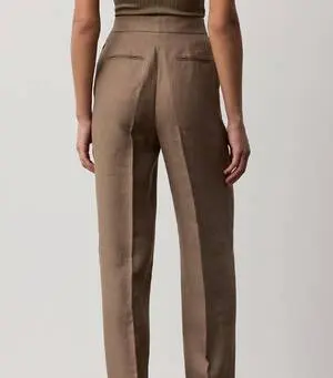 Ralph Lauren Linen Dean Ii Tailored Trousers