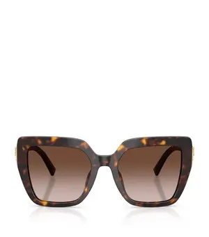 Dolce & Gabbana Tortoiseshell Cat-eye Sunglasses