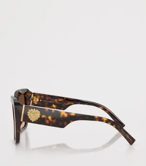 Dolce & Gabbana Tortoiseshell Cat-eye Sunglasses