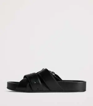 Balenciaga Calfskin Belt Mules