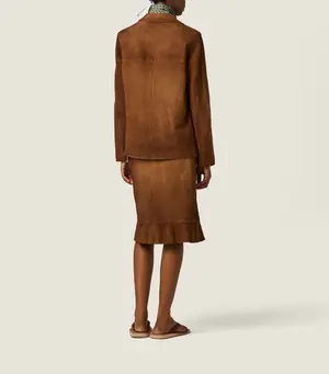 Miu Miu Suede Tailored Jacket