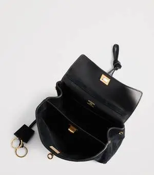Balenciaga Mini Suede Rodeo Top-handle Bag