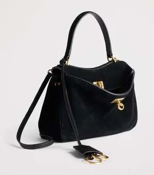 Balenciaga Mini Suede Rodeo Top-handle Bag