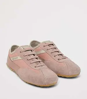 Alexander McQueen Suede Boxe Sneakers - Brown
