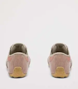 Alexander McQueen Suede Boxe Sneakers - Brown