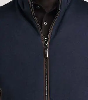 MOORER Virgin Wool-cashmere Reversible Gilet