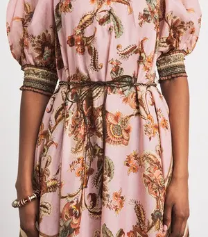Zimmermann Silk Aster Billow Midi Dress