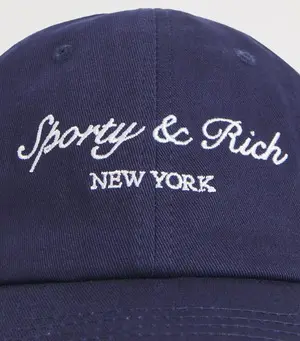 SPORTY & RICH Syracuse Cotton Baseball Cap