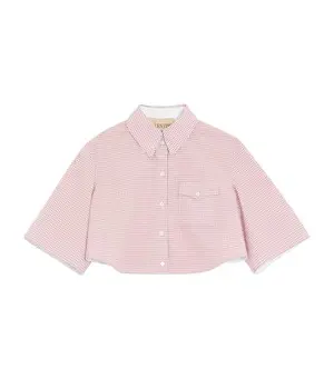 Valentino Garavani Cotton Cropped Shirt