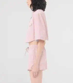 Valentino Garavani Cotton Cropped Shirt