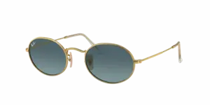 Ray-ban Sunglass Oval Metal - Blue Gradient