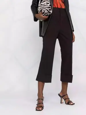 Dsquared2 Cropped Turned-up Trousers
