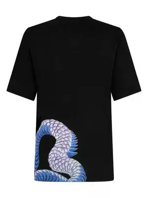 Dsquared2 Dragon Print Cotton T-shirt