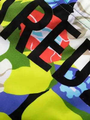 Dsquared2 Multicolor Floral Print Swimming Trunks